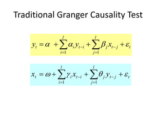 Granger Causality.ppt for MBA and BBA Students | PPT