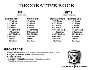 Granite Express Brochure | PDF