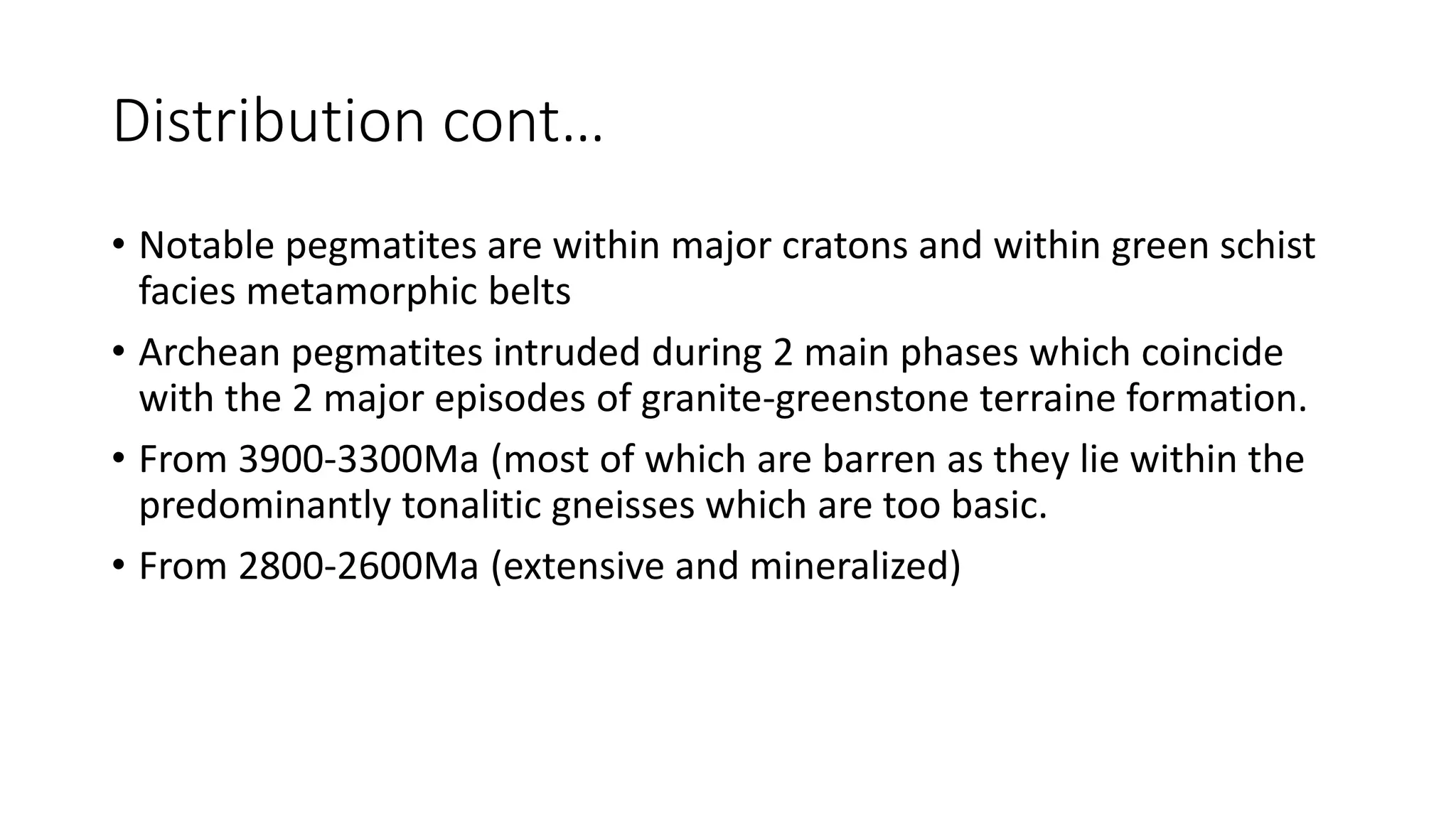 Granitic Pegmatite hosted Deposits.pptx