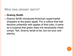 Granny smith apples by Arabi | PPT