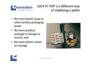 Gransden lock n' pop sales presentation | PDF | Food & Drink