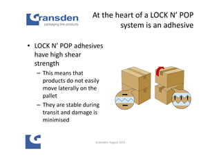 Gransden lock n' pop sales presentation | PDF | Food & Drink