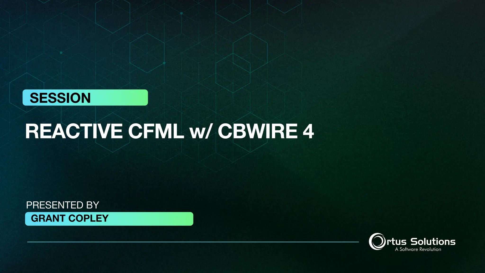 Reactive CFML with CBWIRE v4 by Ortus Solutions | PPT