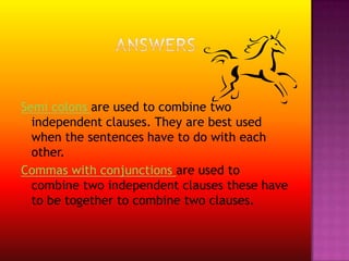 Correcting Run Ons | PPTX