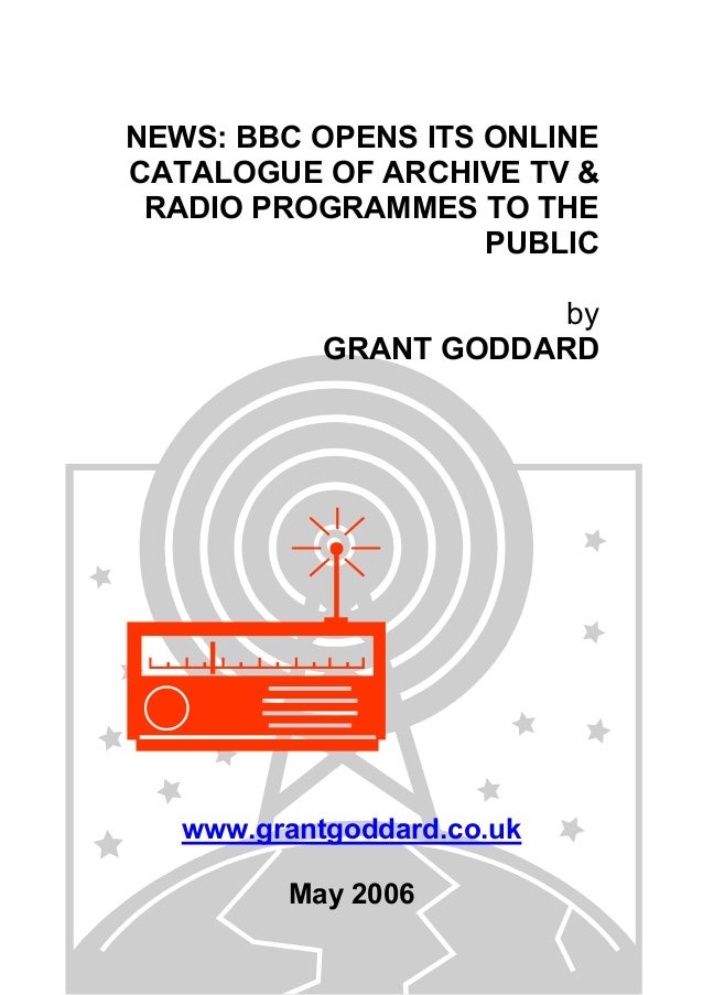 'News: BBC Opens Its Online Catalogue Of Archive TV & Radio Programmes ...