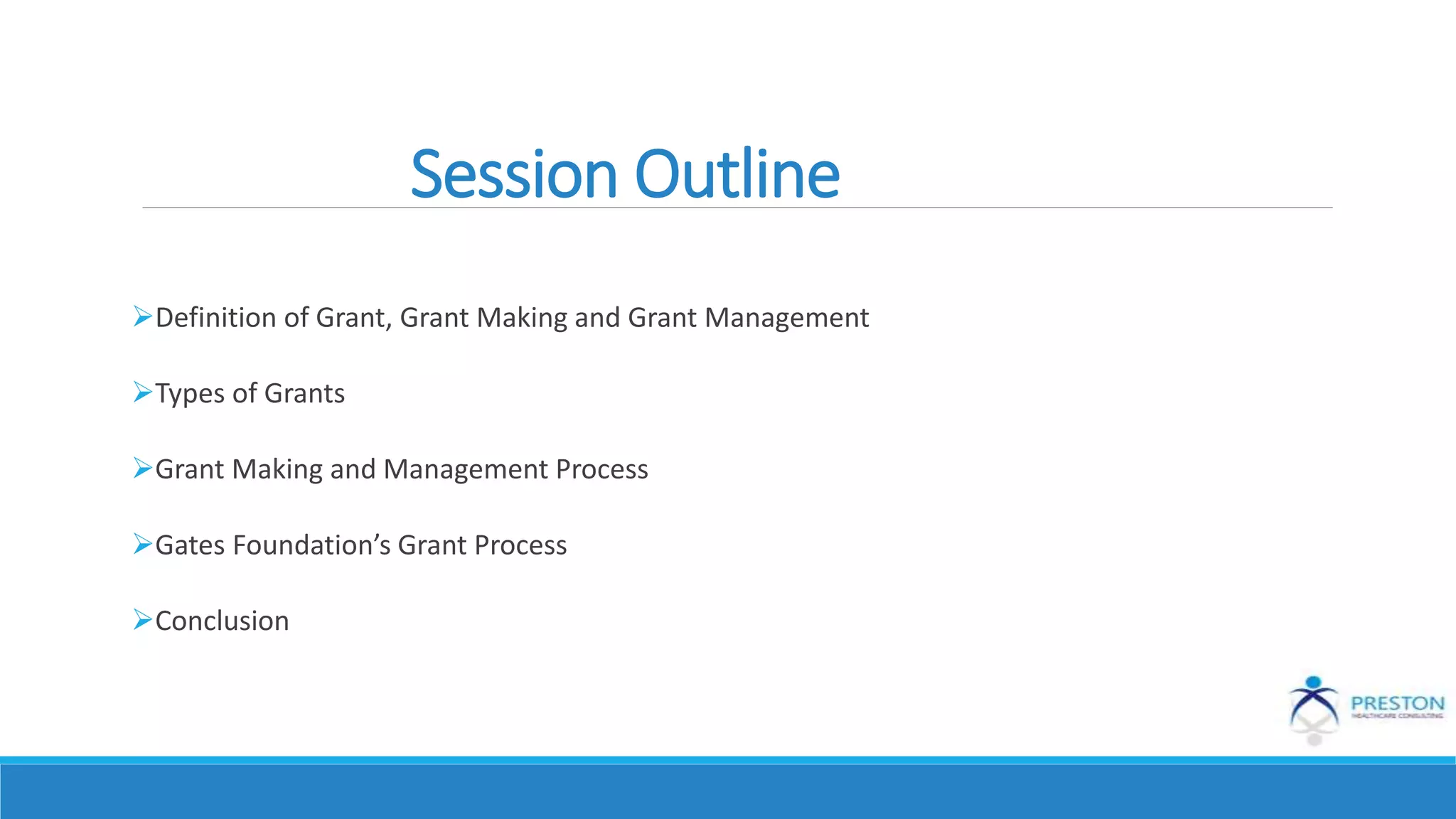 Grant making and management | PPTX