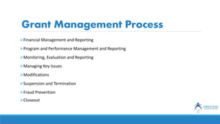 Grant making and management | PPTX