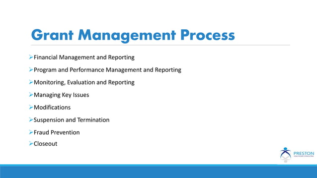 Grant making and management | PPTX