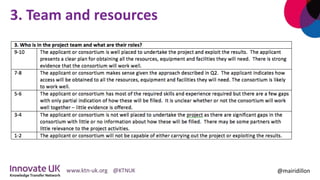 Innovate UK funding application answer guide slides | PPTX