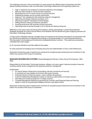 Grant Movold Cv201101 | PDF