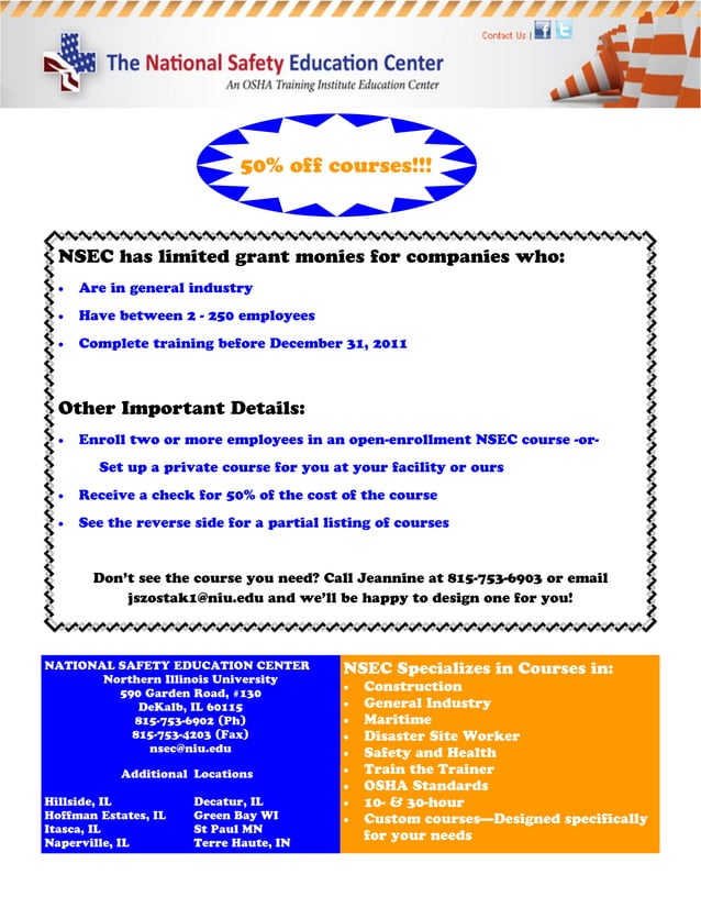 Grant nsec conference flyer | PDF