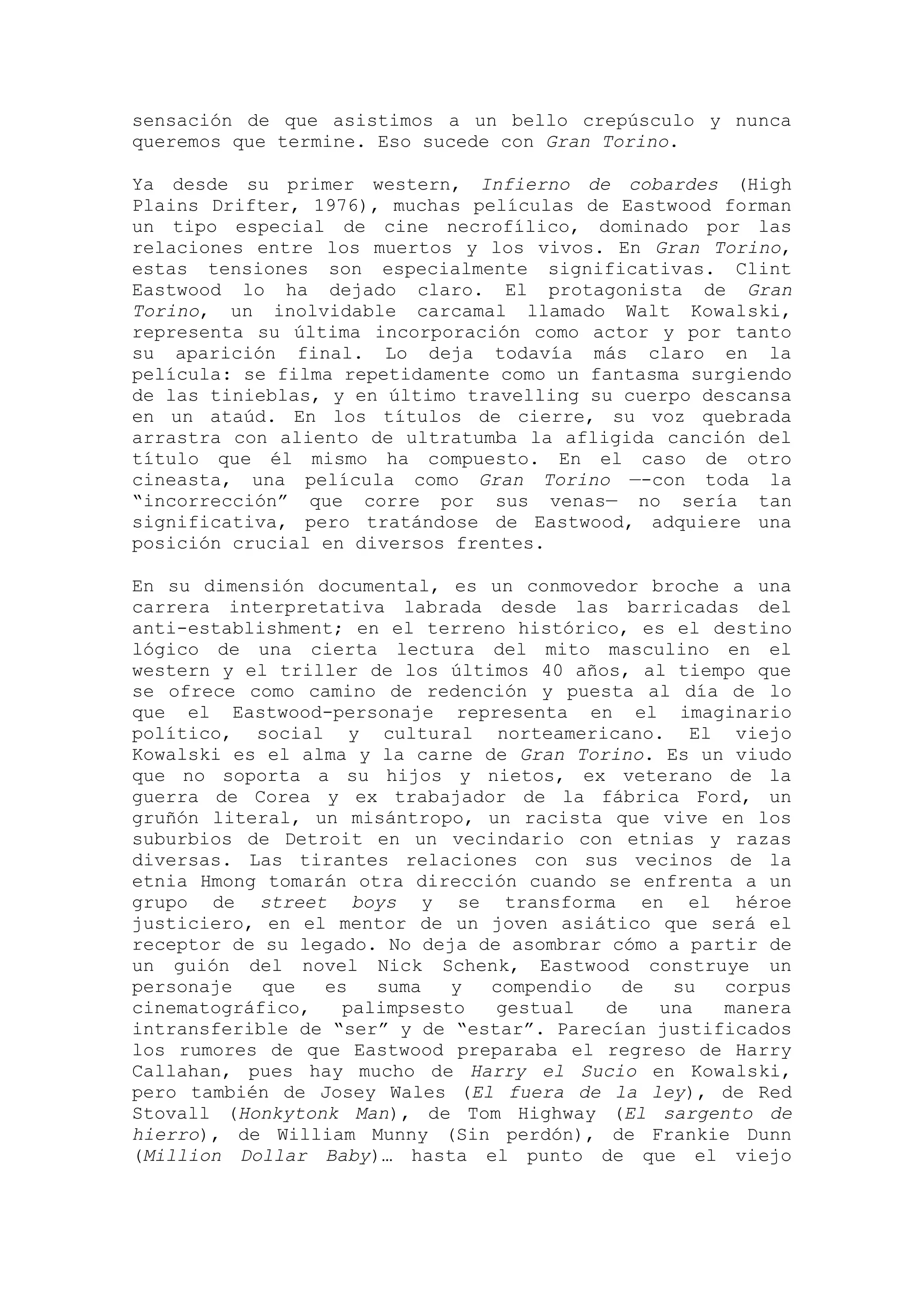 Gran torino | PDF
