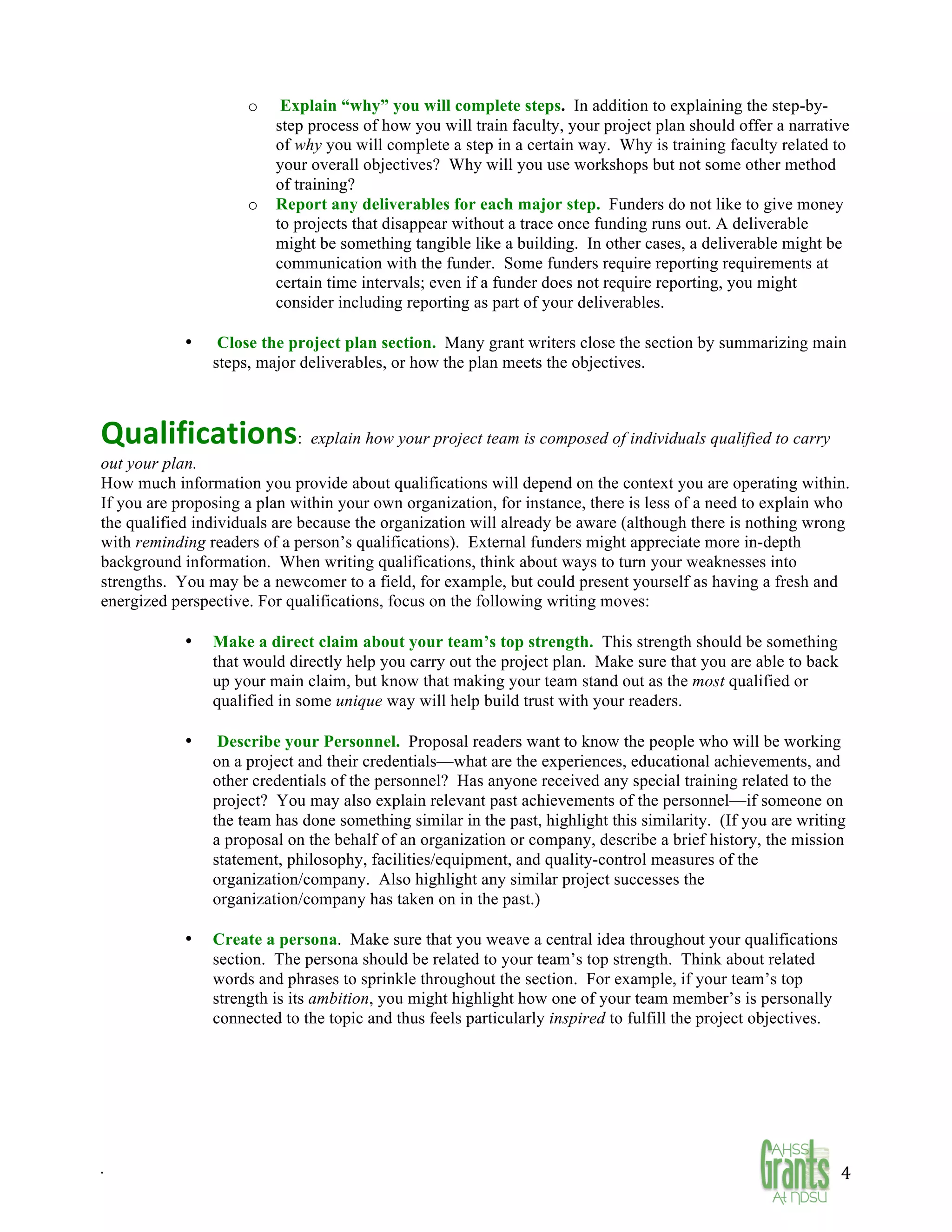 Generic proposal Structure | PDF