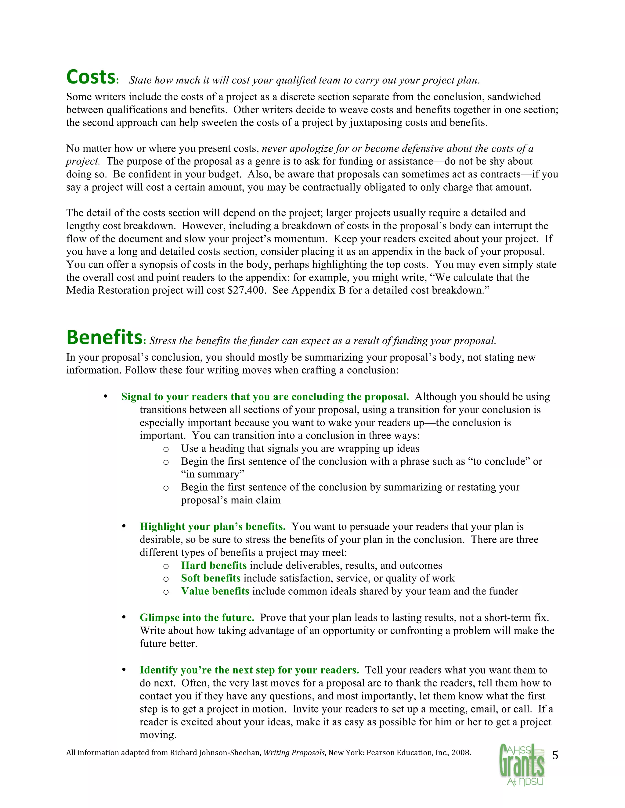 Generic proposal Structure | PDF