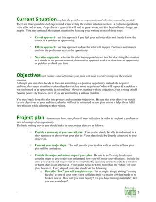 Generic proposal Structure | PDF