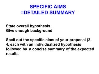 Grant proposal | PPT