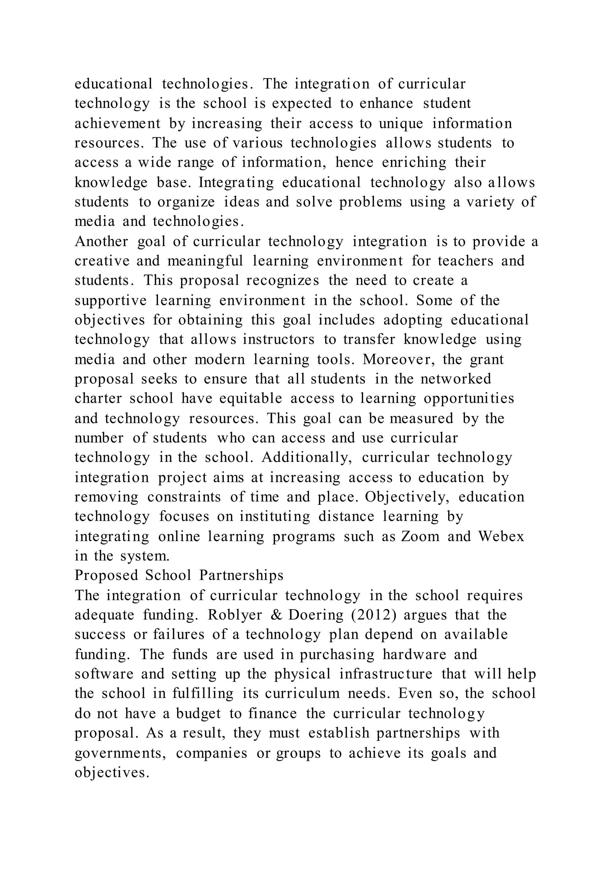 Grant proposal first l | DOCX | Professional School | Postgraduate ...