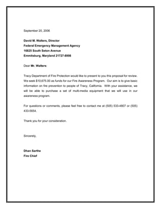 Grant proposal sample4 | PDF