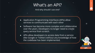 Grant's Copy of APIs 101 Workshop.pptx