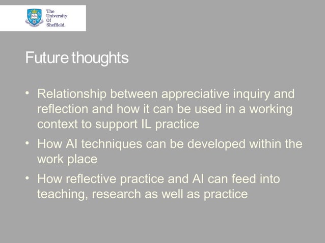 Innovation, creativity and change: utilising appreciative inquiry and ...