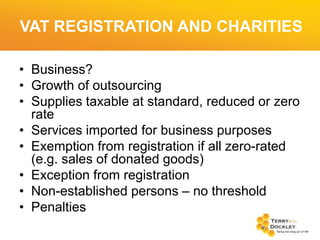 What impact does VAT have on charities | PPTX