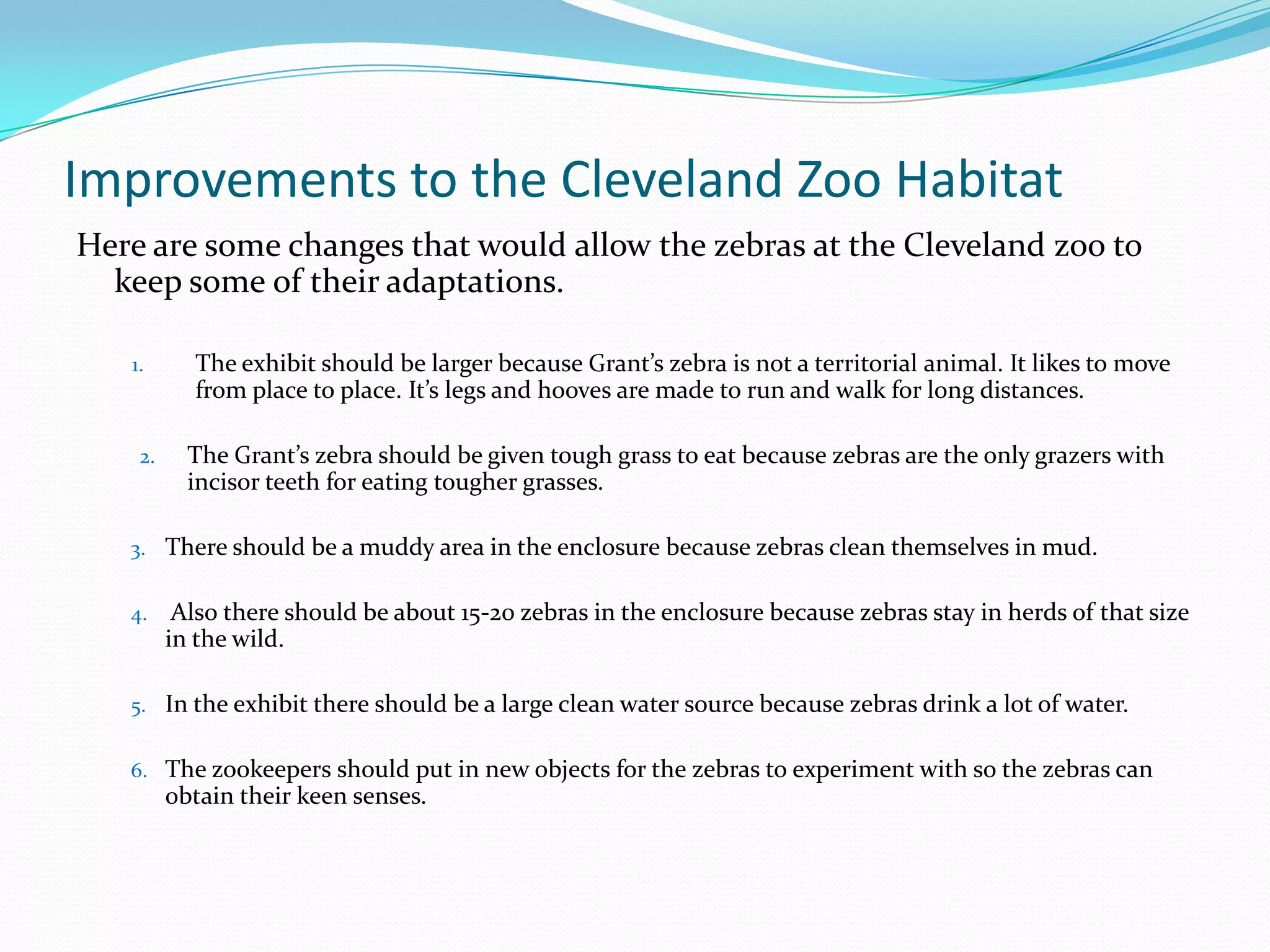 Grant's zebra zoo project | PPT