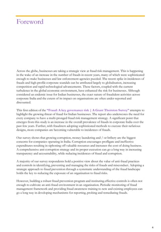 Grant Thornton - Fraud and governance survey - 2014 | PDF