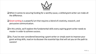 Grant Writing 101 Essential Skills for Success.pdf