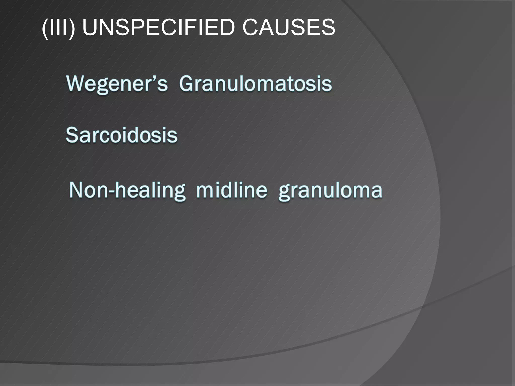 Granulamatous diseases of nose | PPT
