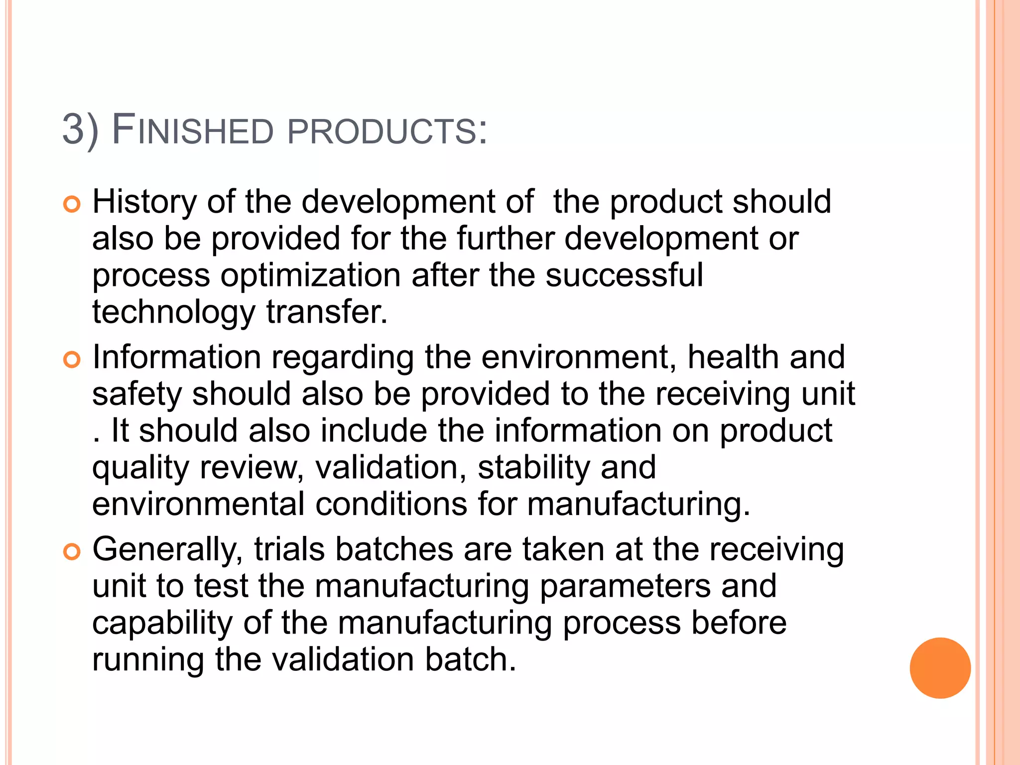 Granularity of technology transfer process according pci syllabus | PPTX