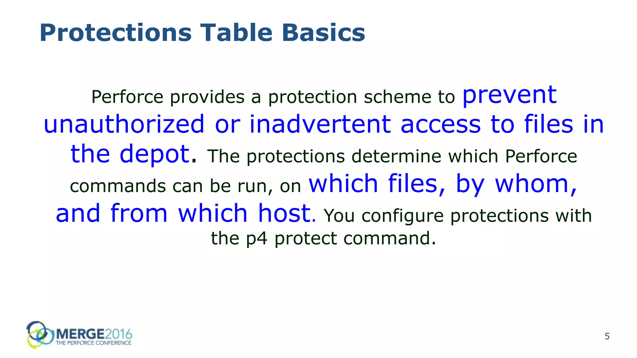 Granular Protections Management with Triggers | PPTX