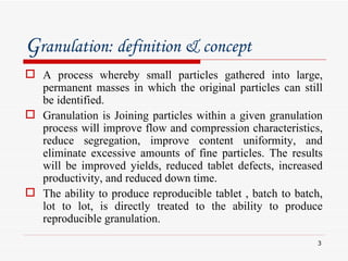 Granulation | PPT