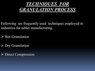 Granulation | PPTX