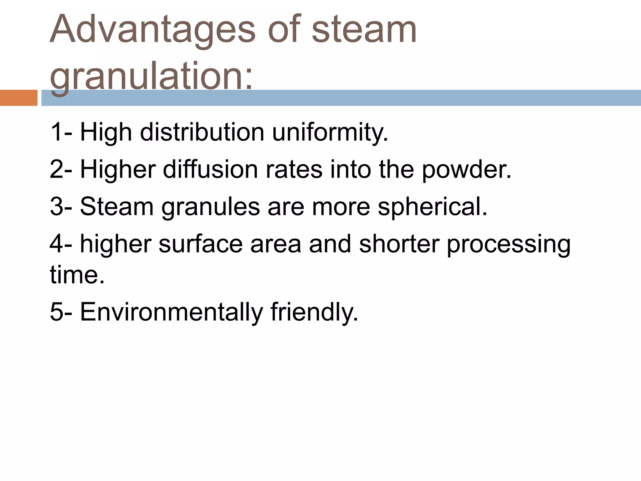 Advanced granulation methods | PPTX