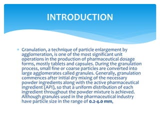 Granulation | PPTX