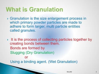 Granulation ppt | PPTX