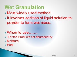 Granulation ppt | PPTX
