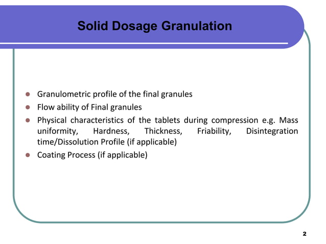 Granulation Compression 1 Pptx