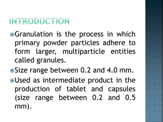 Granulation | PPTX