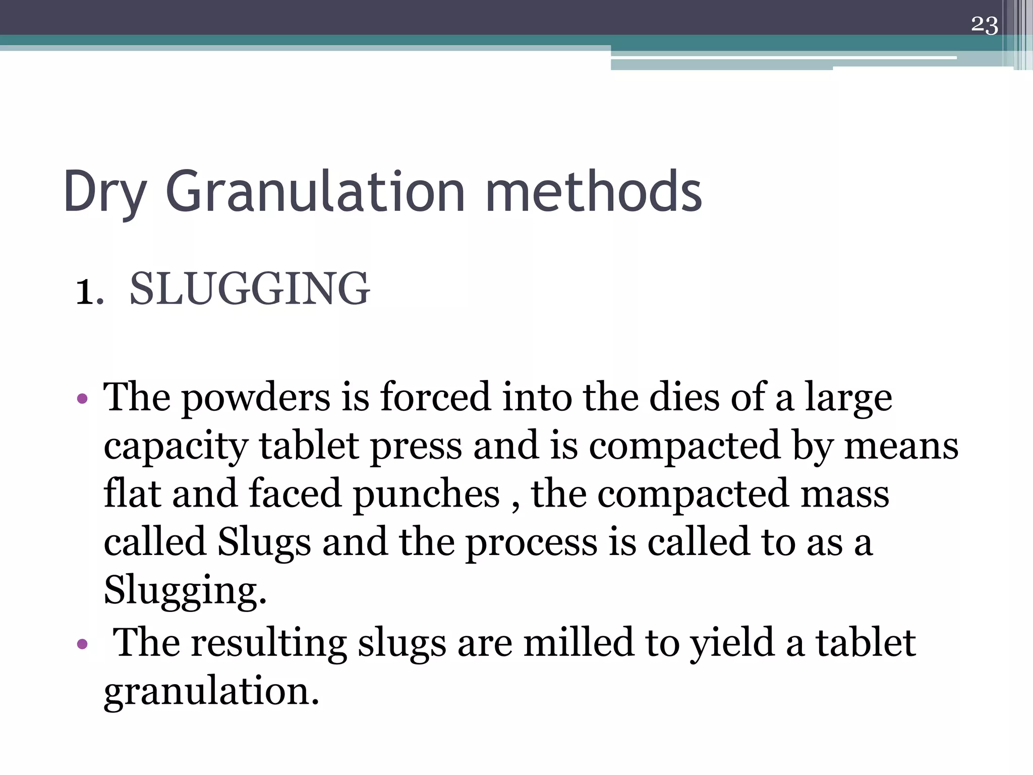Pharmaceutical Granulation | PPTX
