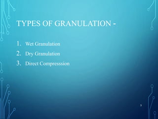 GRANULATION | PPT