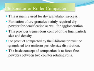 Granulation and techniques | PPTX | Home Appliances | Home & Garden