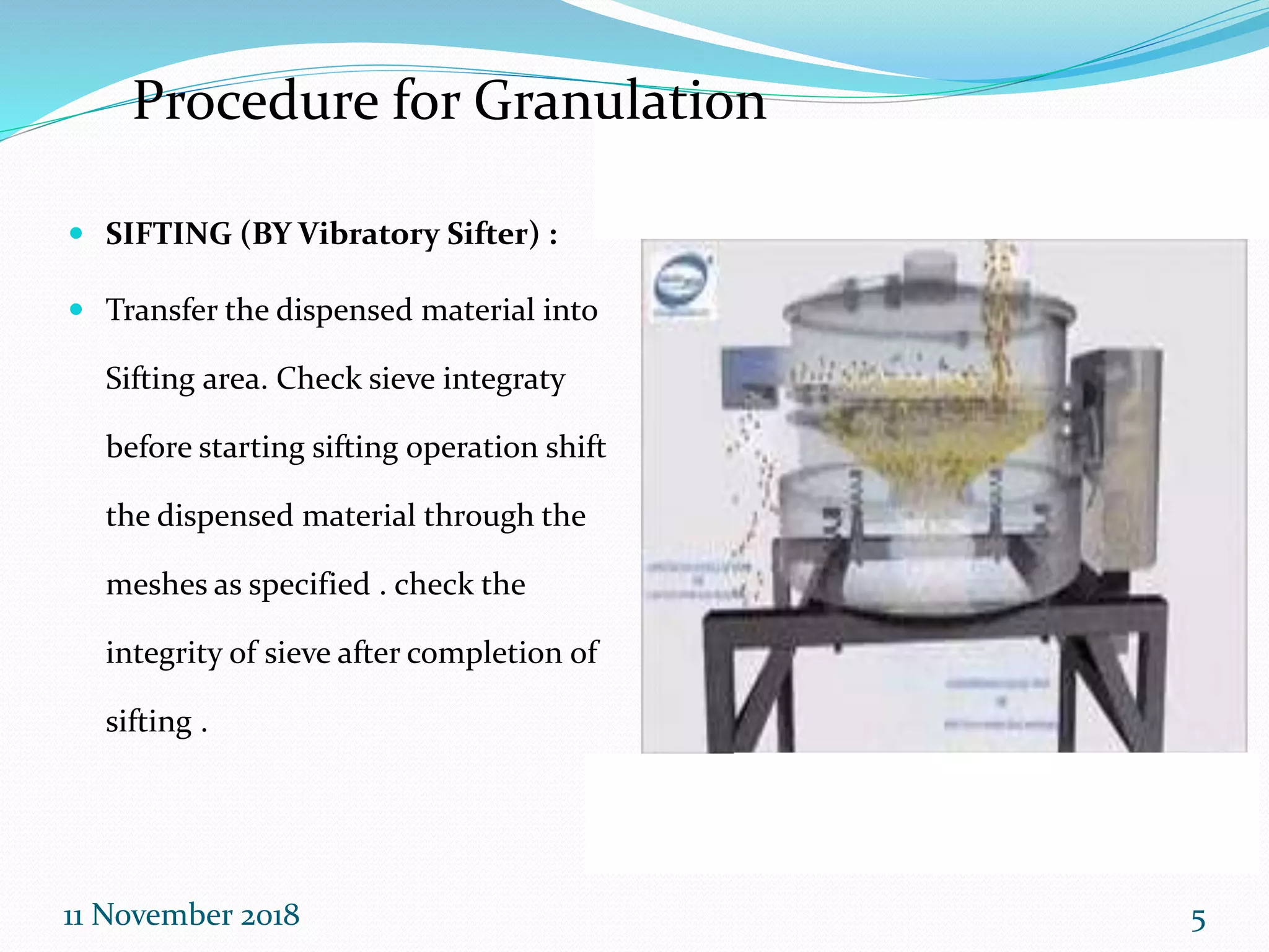 Granulation of tablet | PPTX