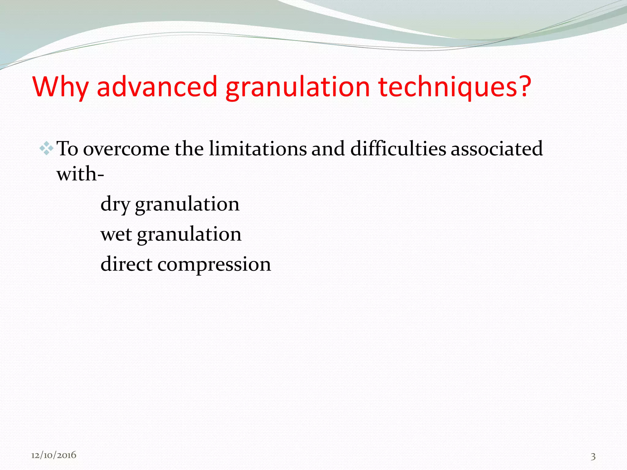 Moisture Activated Dry Granulation Technology | PPT