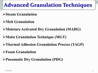 Moisture Activated Dry Granulation Technology | PPT