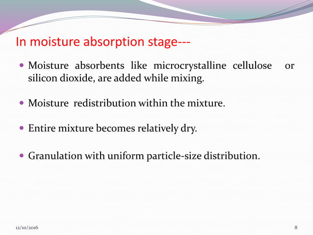 Moisture Activated Dry Granulation Technology | PPT