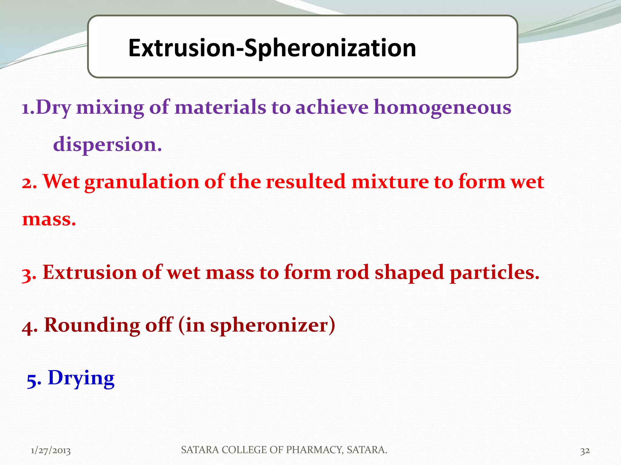 Granulation ppt. | PPTX