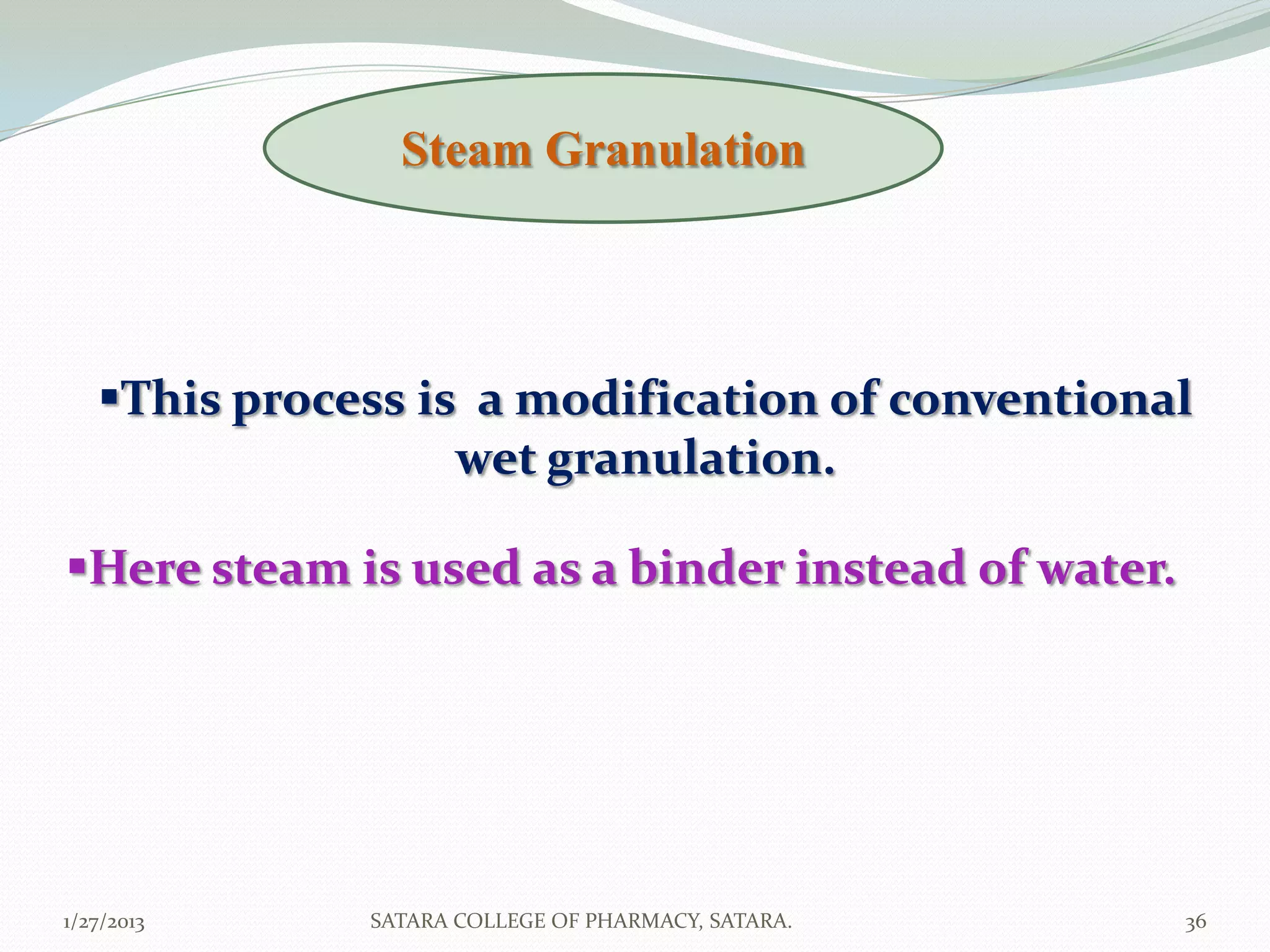 Granulation ppt. | PPTX