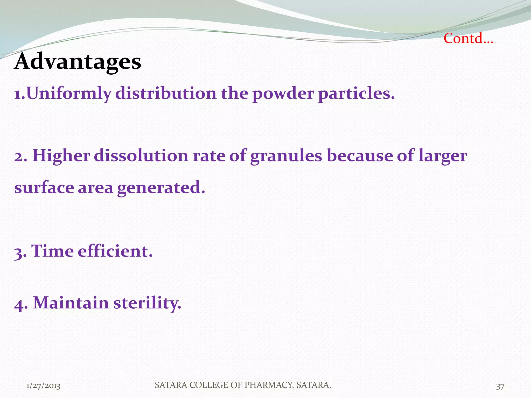 Granulation ppt. | PPTX