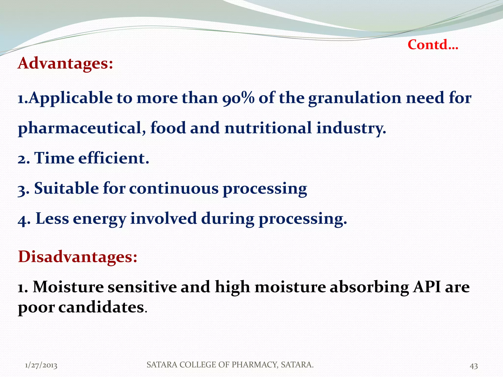 Granulation ppt. | PPTX
